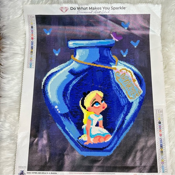 Other | Alice In A Bottle Diamond Art | Poshmark